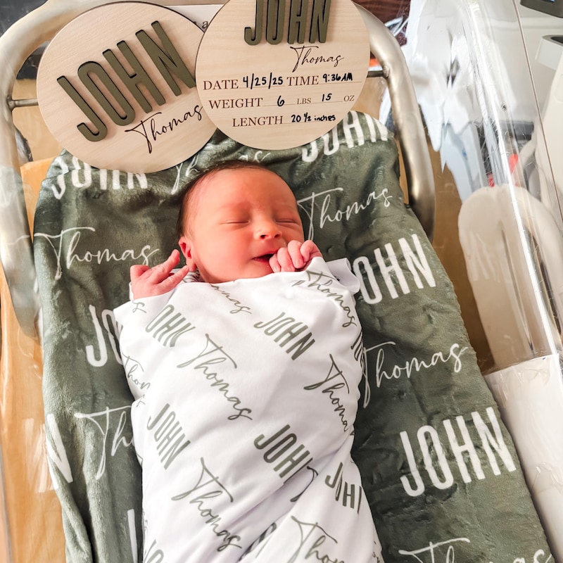 Personalized Name Blanket - Etsy