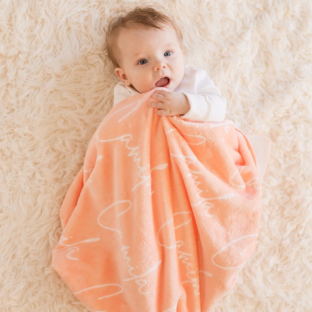 Kids Name Blanket, Plush Name Blanket, Personalized Name Blanket ...