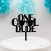 One Cool Dude Cake Topper First Birthday Cake Topper Cool - Etsy