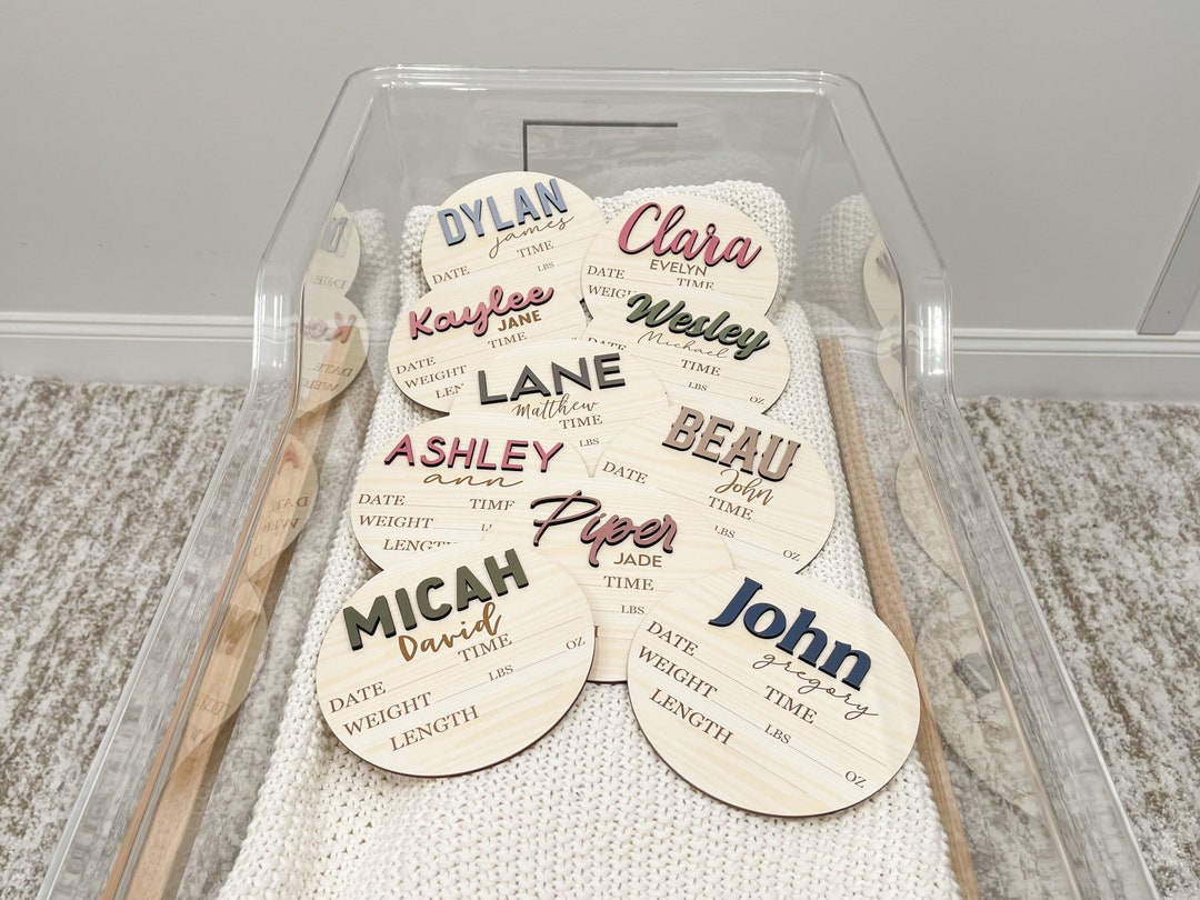 Baby Name Birth Stat, Swaddle and 3D Birth Stat, Baby Name Announcement ...