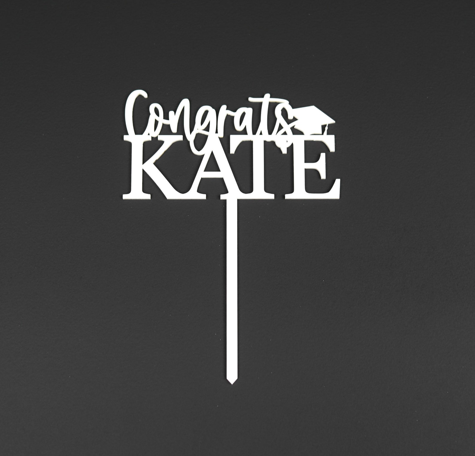 Custom Graduation Name Cake Topper Grad Cap Cake Topper 2022 | Etsy