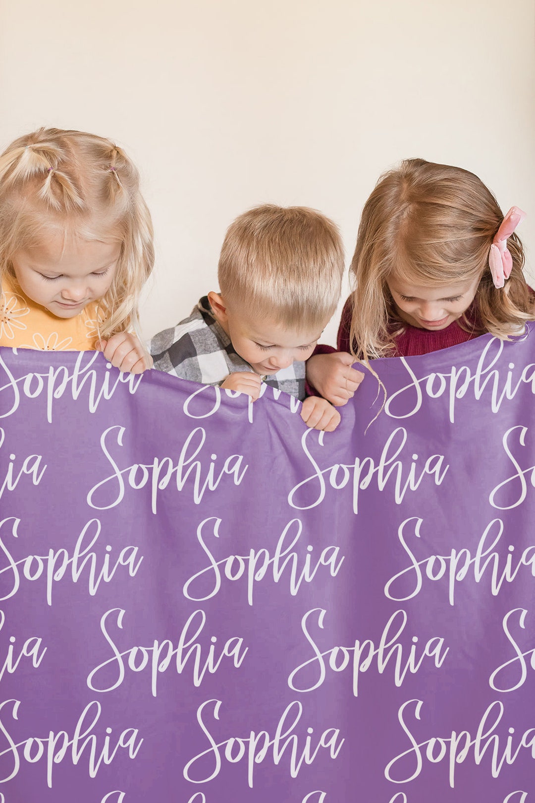 Personalized Blanket for Kids, Baby - 3 Sizes and 30 Plus Colors ...