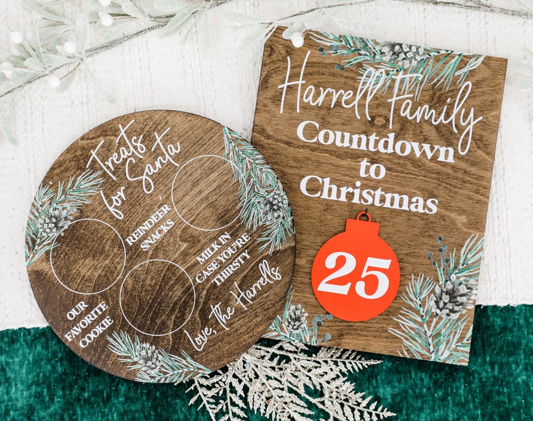 Christmas Decor for Kids, Christmas Countdown, Countdown to Santa ...