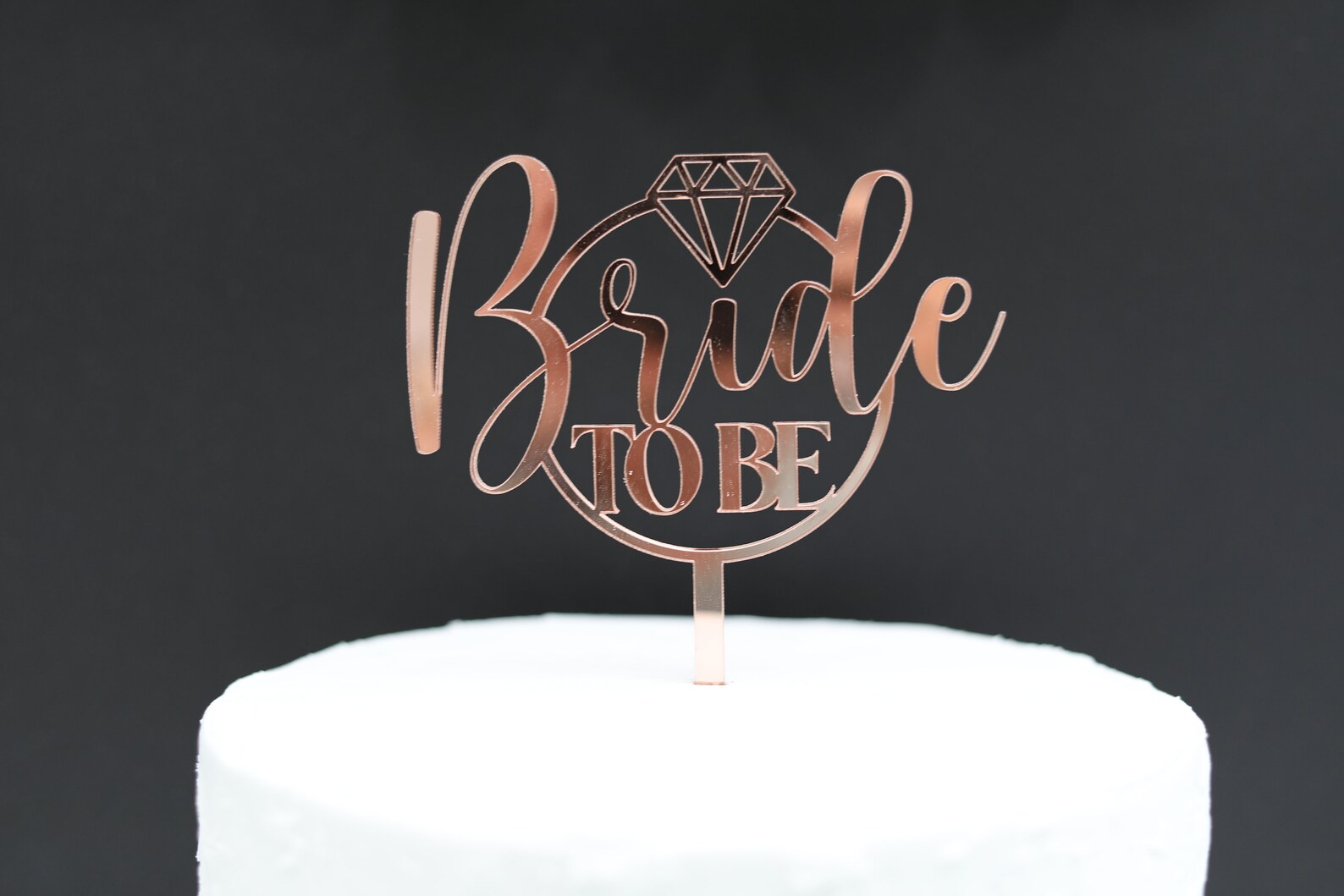 Bride to Be Cake Topper, Acrylic Cake Topper, Bachelorette Cake Decor ...