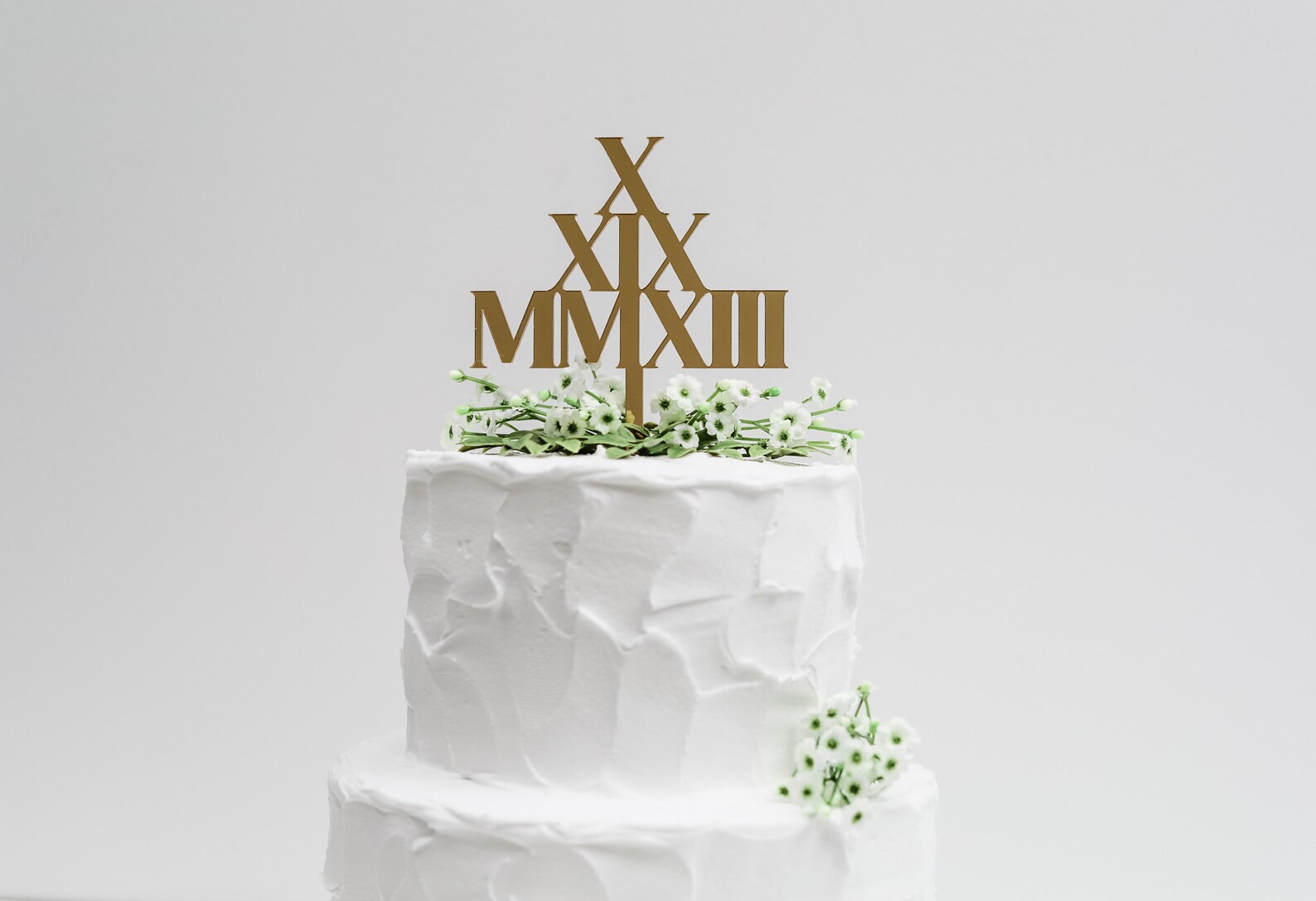 Roman Numeral Cake Topper Personalized Cake Topper Custom - Etsy
