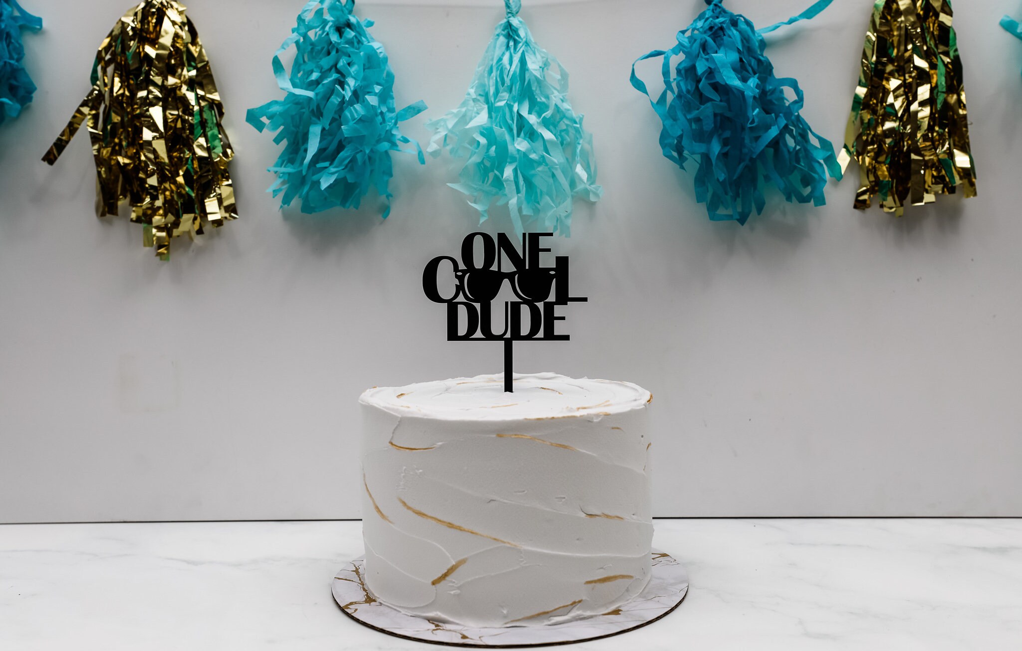 One Cool Dude Cake Topper First Birthday Cake Topper Cool - Etsy