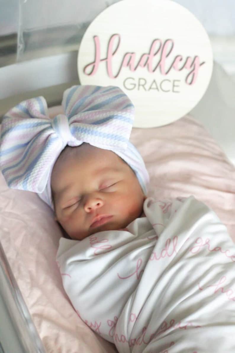Baby Name Swaddle, Newborn Name Swaddle, Personalized Baby Name Swaddle ...