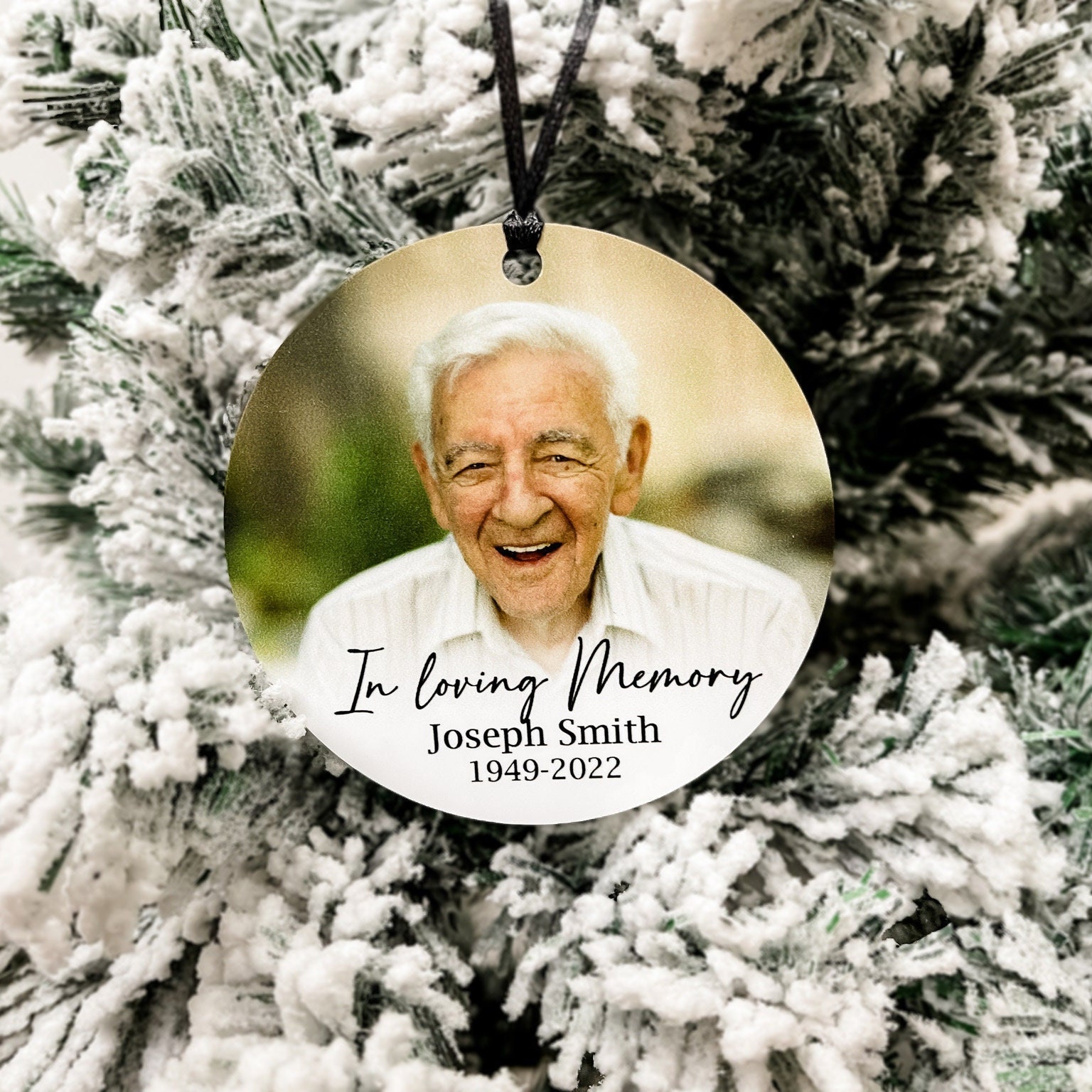 In Loving Memory Christmas Ornament Custom Christmas - Etsy