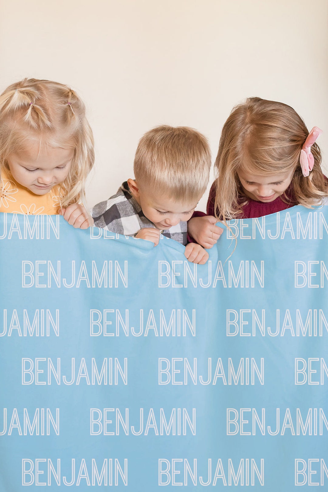 Colorful Personalized Blanket for Kids, Baby 3 Sizes and 30 Plus Colors ...