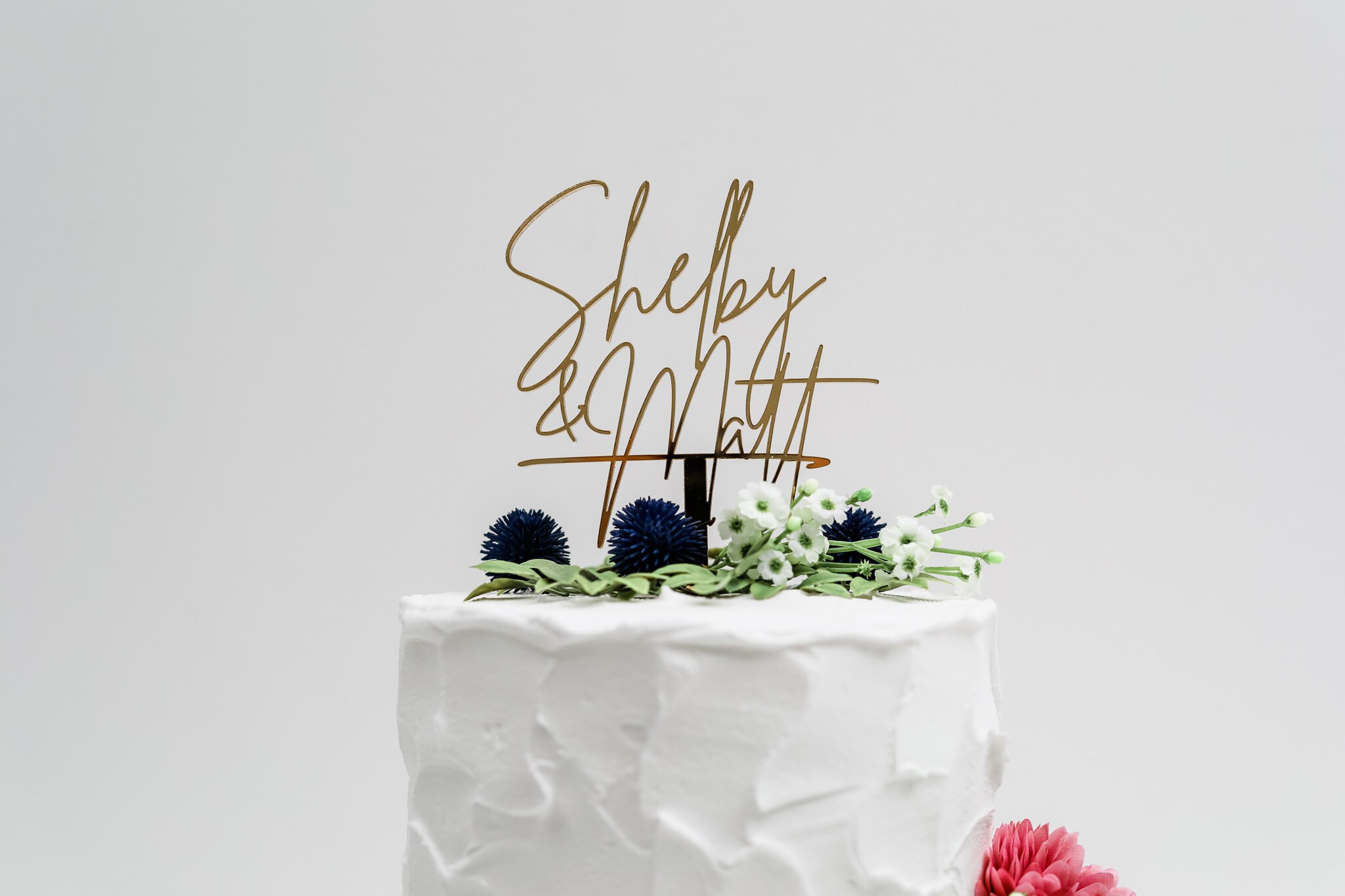 Couple Names Wedding Cake Topper Acrylic Cake Topper - Etsy