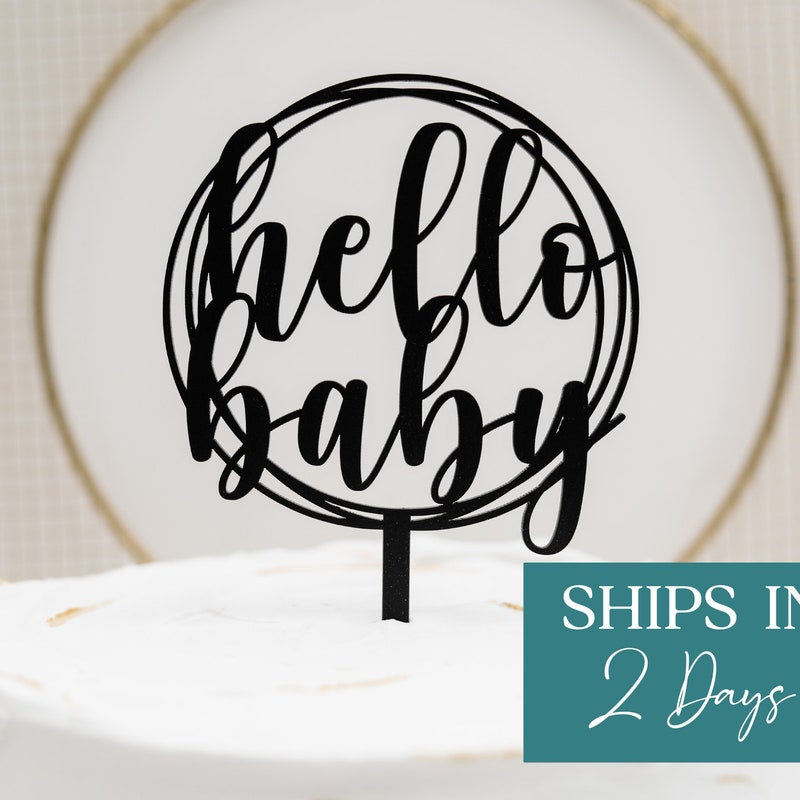 Baby Cake Topper - Etsy