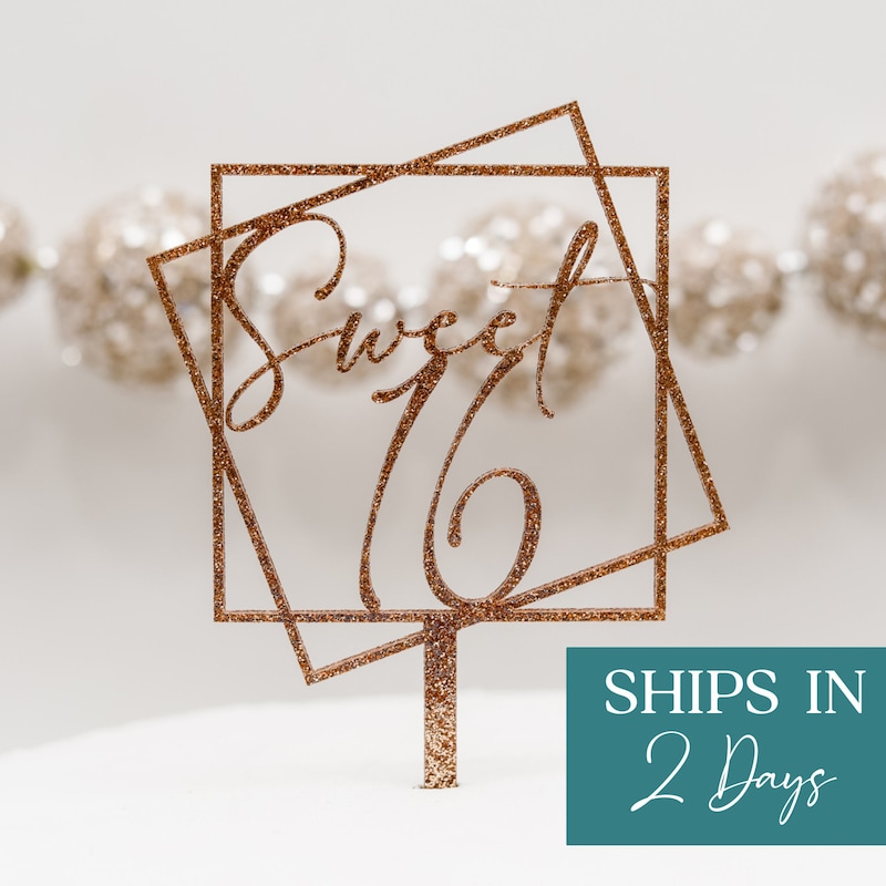 16th Birthday Cake Topper - Etsy