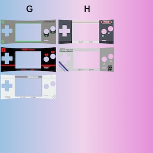 Gameboy MICRO Custom Faceplate Skin/overlay/sticker (other Parts Not ...