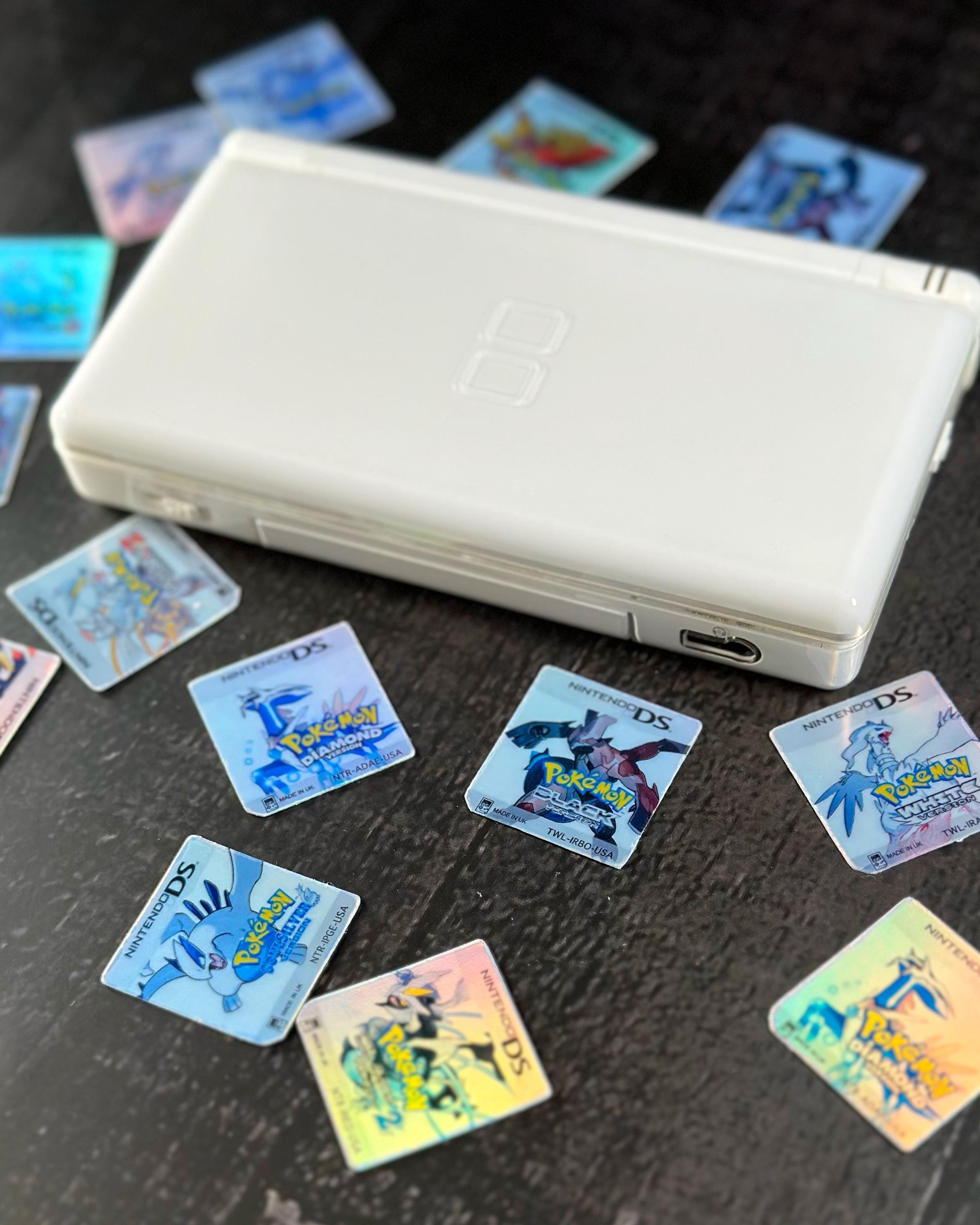 Pokémon DS Games Cart Replacement Custom Labels Colour Super ...