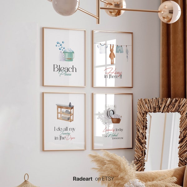 Laundry Poster - Etsy