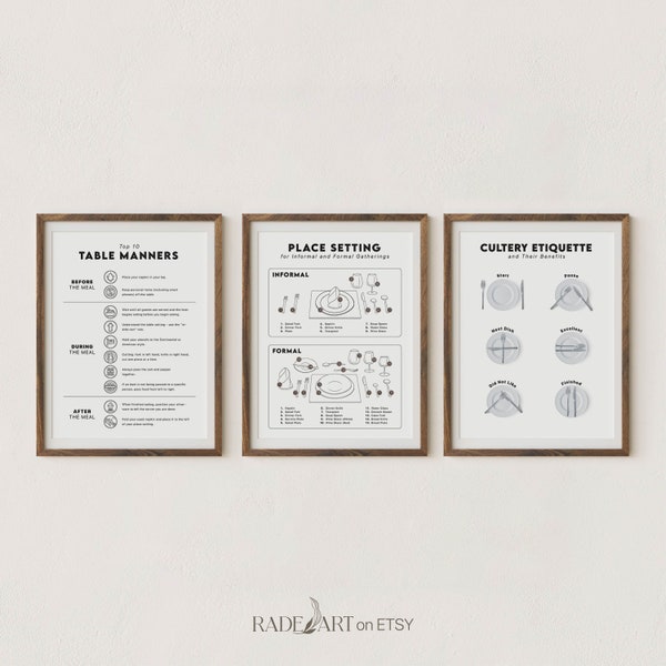 Table Manners - Etsy