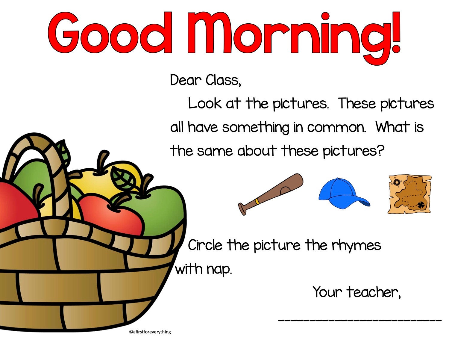 Projectable and Editable September Morning Messages for the Smartboard ...