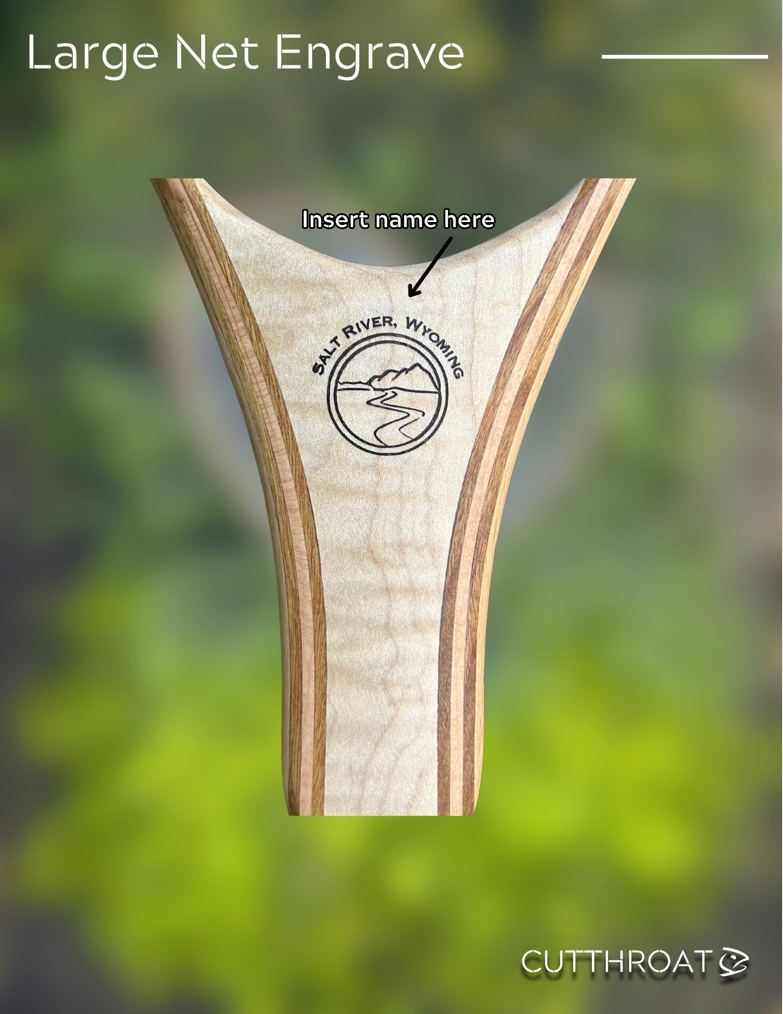 Wood Fishing Net With Customization Options - Fly Fishing - Etsy