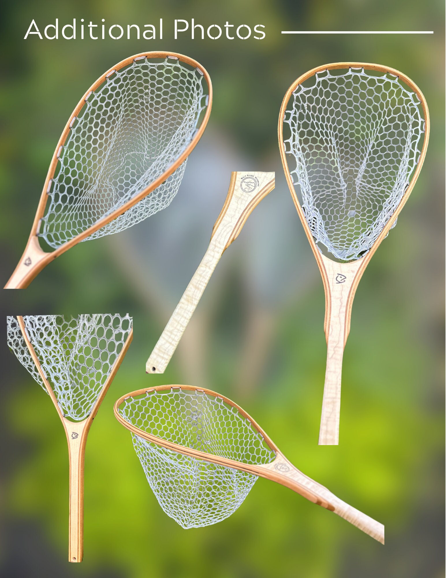 Wood Fishing Net With Customization Options - Fly Fishing - Etsy