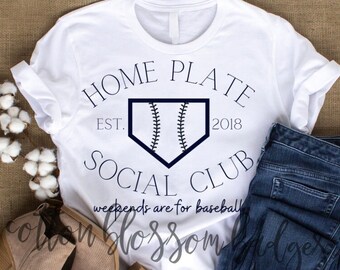 Home Plate Social Club Svg, Png, Eps, Pdf, Home Plate Svg, Home Plate ...