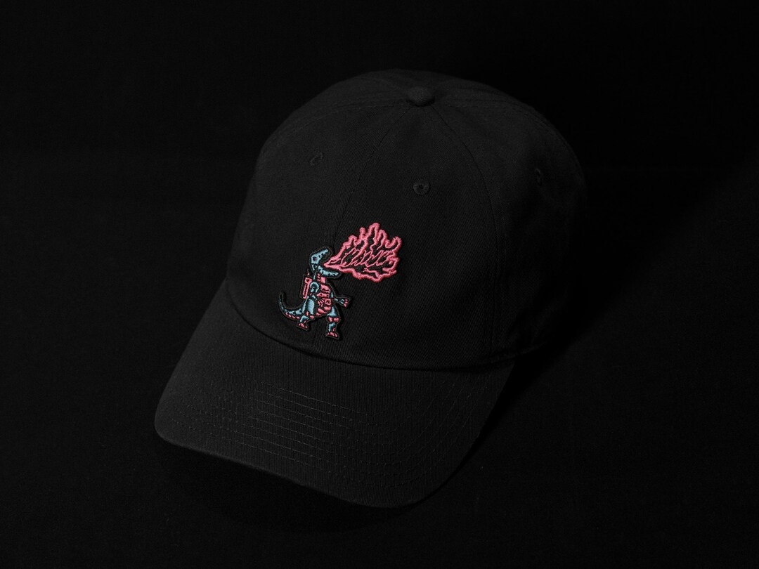 Kaiju Dad Hat – Robo Monster Embroidered Cap, Giant Monster Streetwear ...