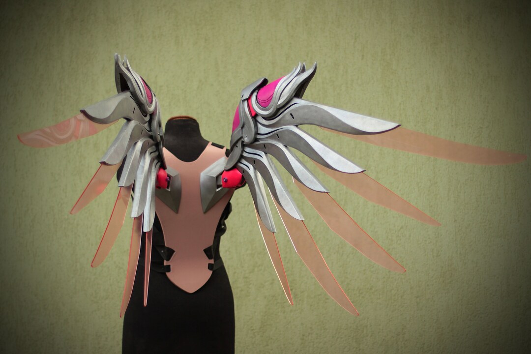 Wings PINK Mercy Overwatch Cosplay Craft - Etsy