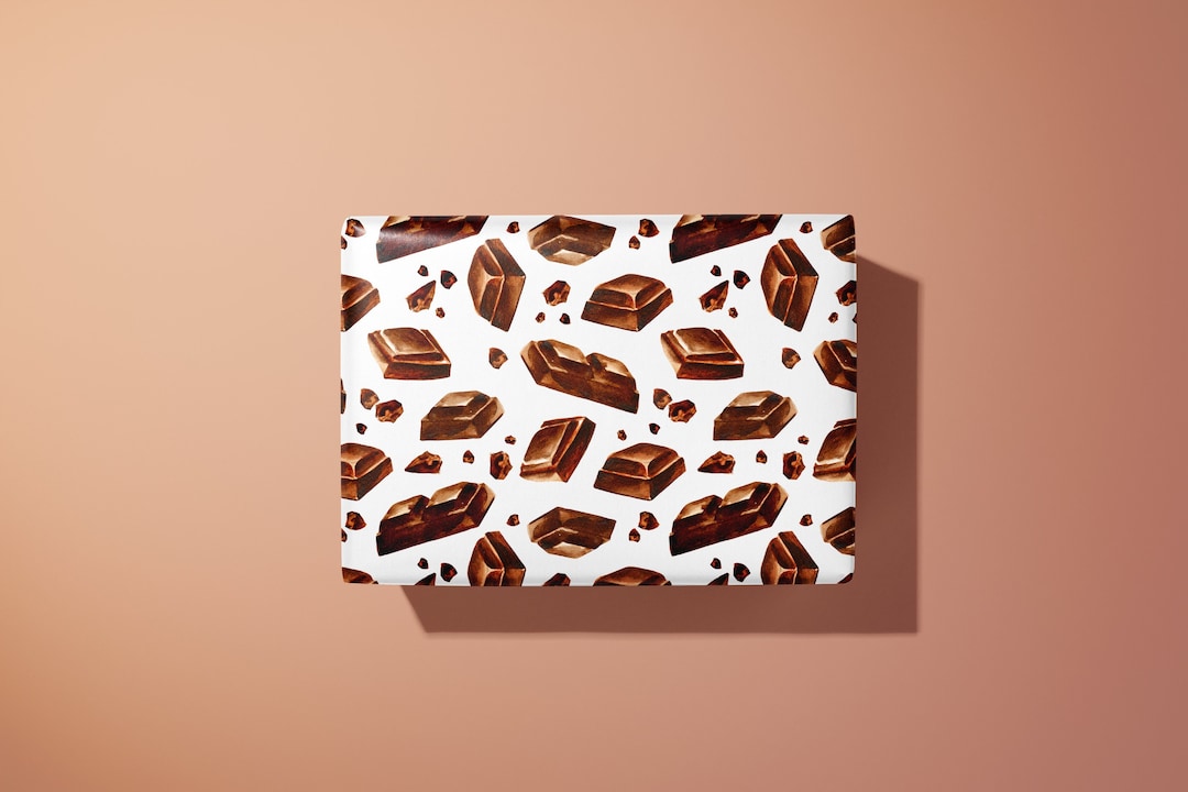 Chocolate Lovers Wrapping Paper - Hand Illustrated - Gift Wrap - Ideal ...
