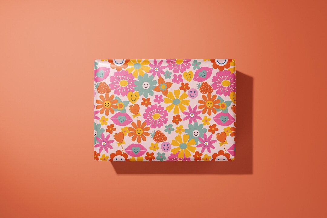 Carta da regalo con fiori retrò / Carta da regalo / Compleanno - Regalo ...