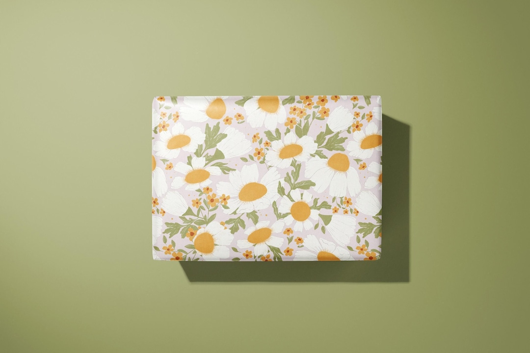 Chamomile Flower Wrapping Paper / Gift Wrap | Birthdays and Other ...