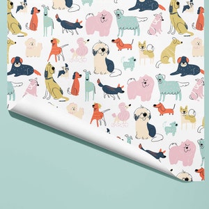 Doggy Wrapping Paper / Gift Wrap | Pet Gifts - Birthday - Ideal Gift - Etsy