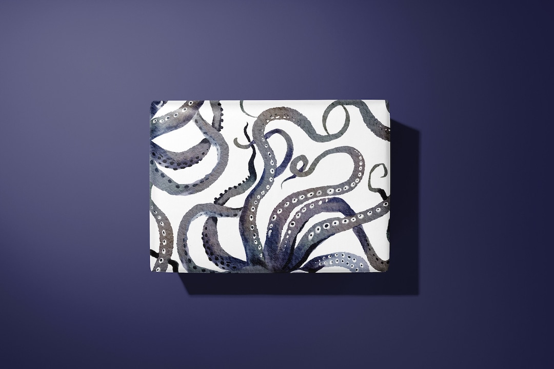 Octopus Tentacle Wrapping Paper / Gift Wrap | for Birthdays and Other ...