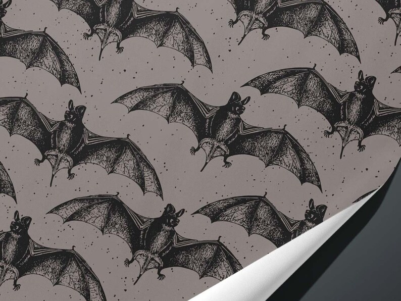 Bat Wrapping Paper – Gift Wrap, Animal Lovers - Etsy