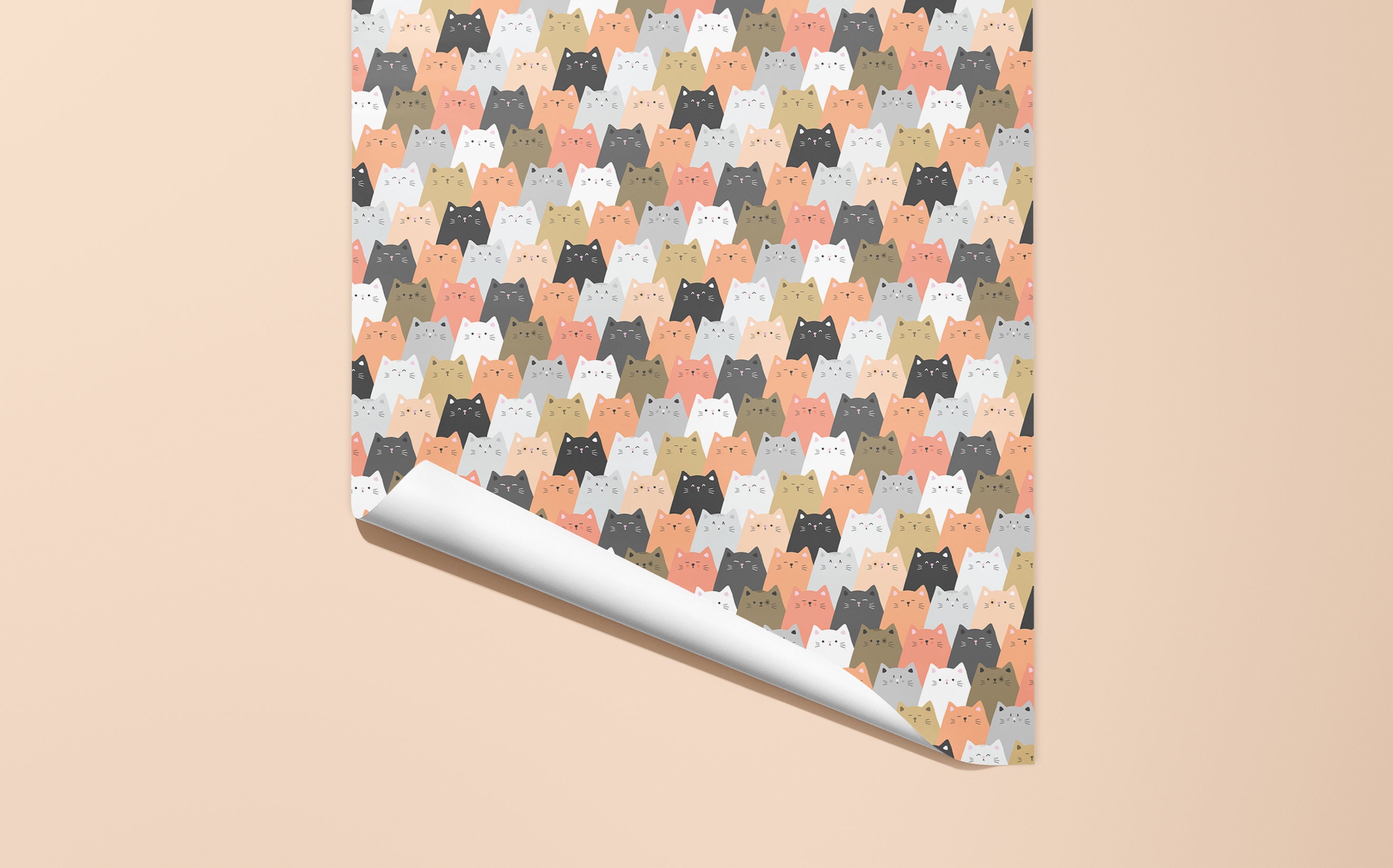 Funky Cat Wrapping Paper / Gift Wrap Pet Gifts Birthday - Etsy