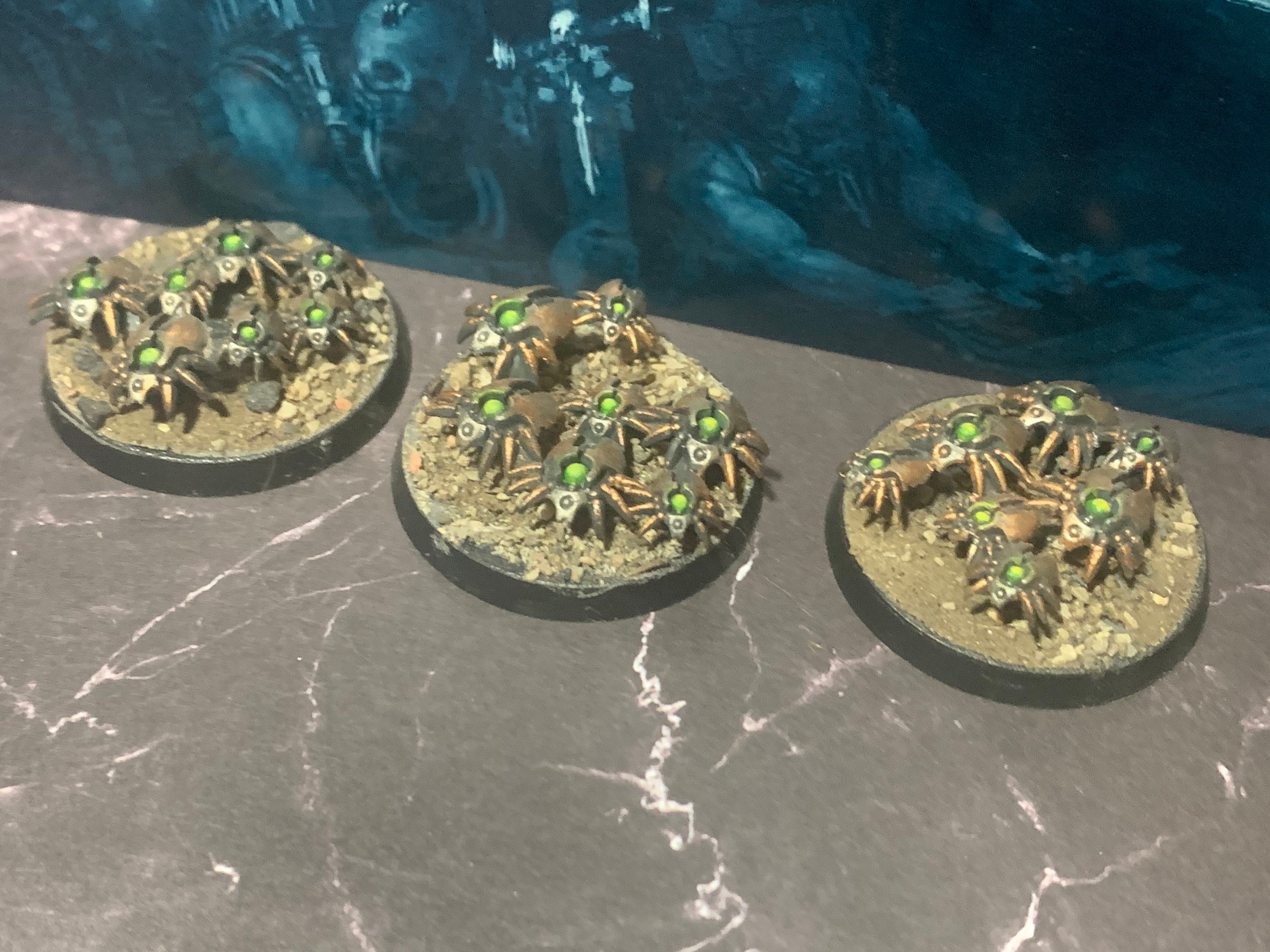 WH40K Warhammer 40k Necron Canoptek Scarab Swarm Set of 3 - Etsy