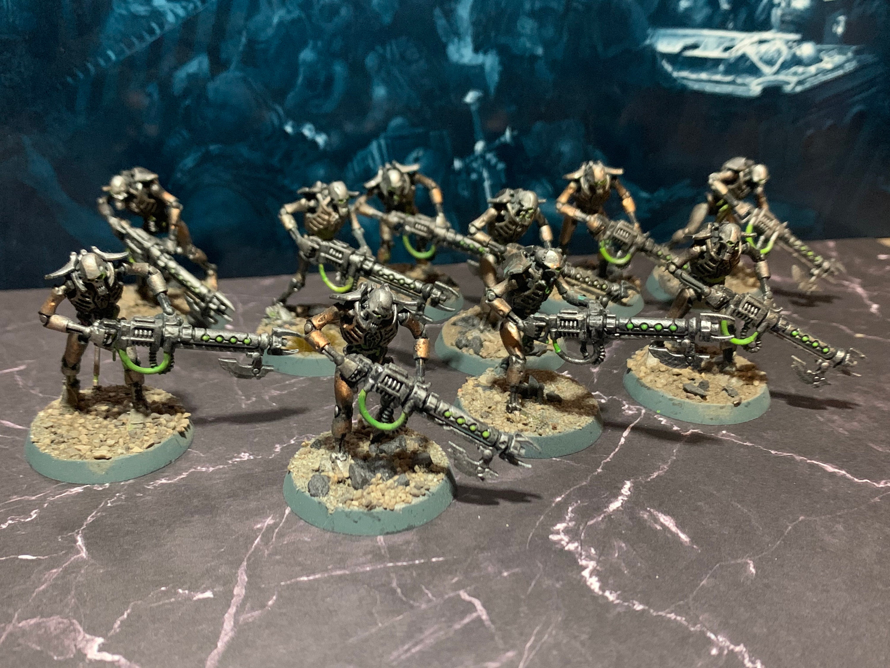 WH40K Warhammer 40k Necron Warriors Gauss Flayers Set of 10 - Etsy ...