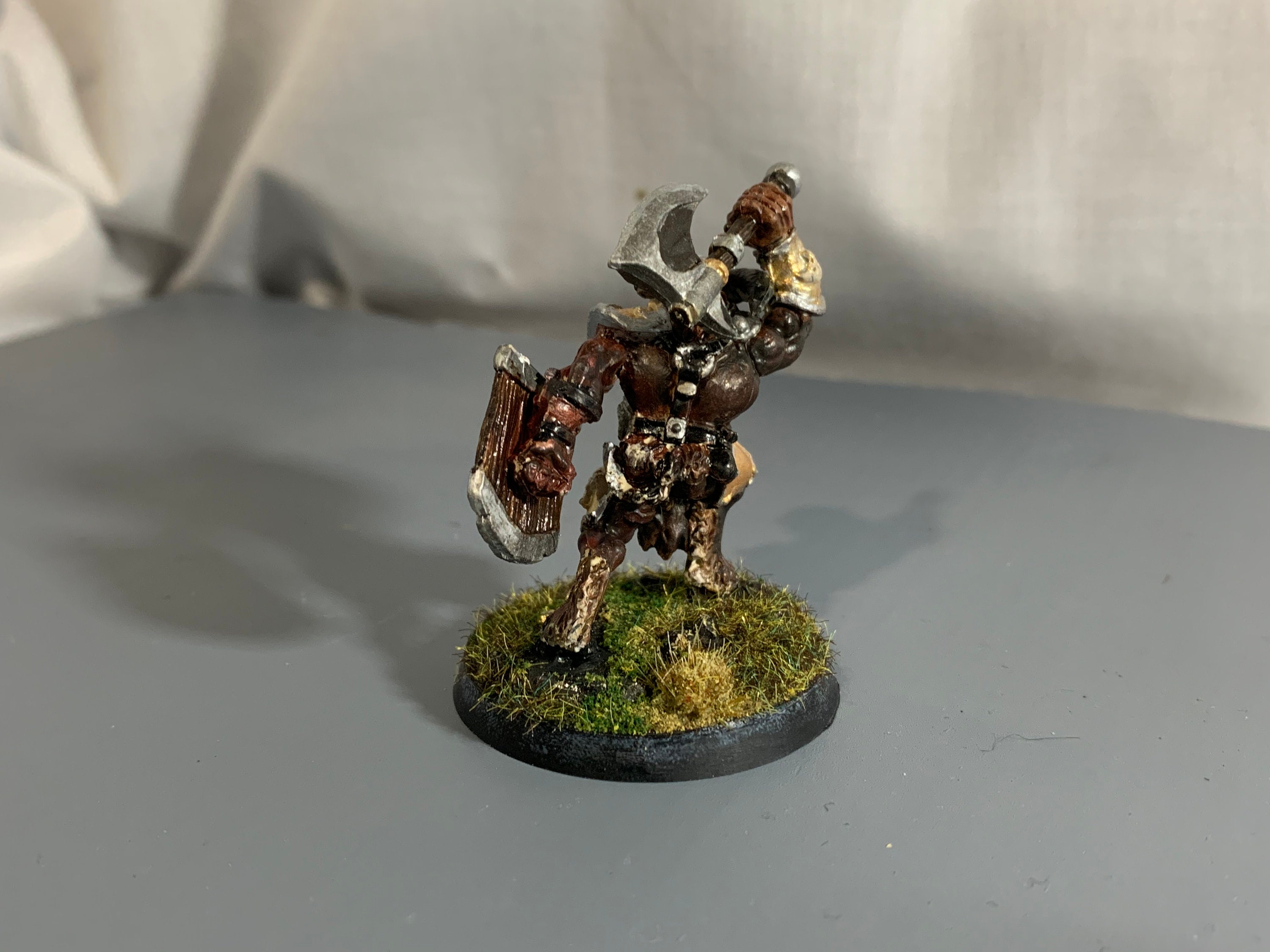 Beastman Champion Goat Man Tabletop Miniature - Etsy Israel