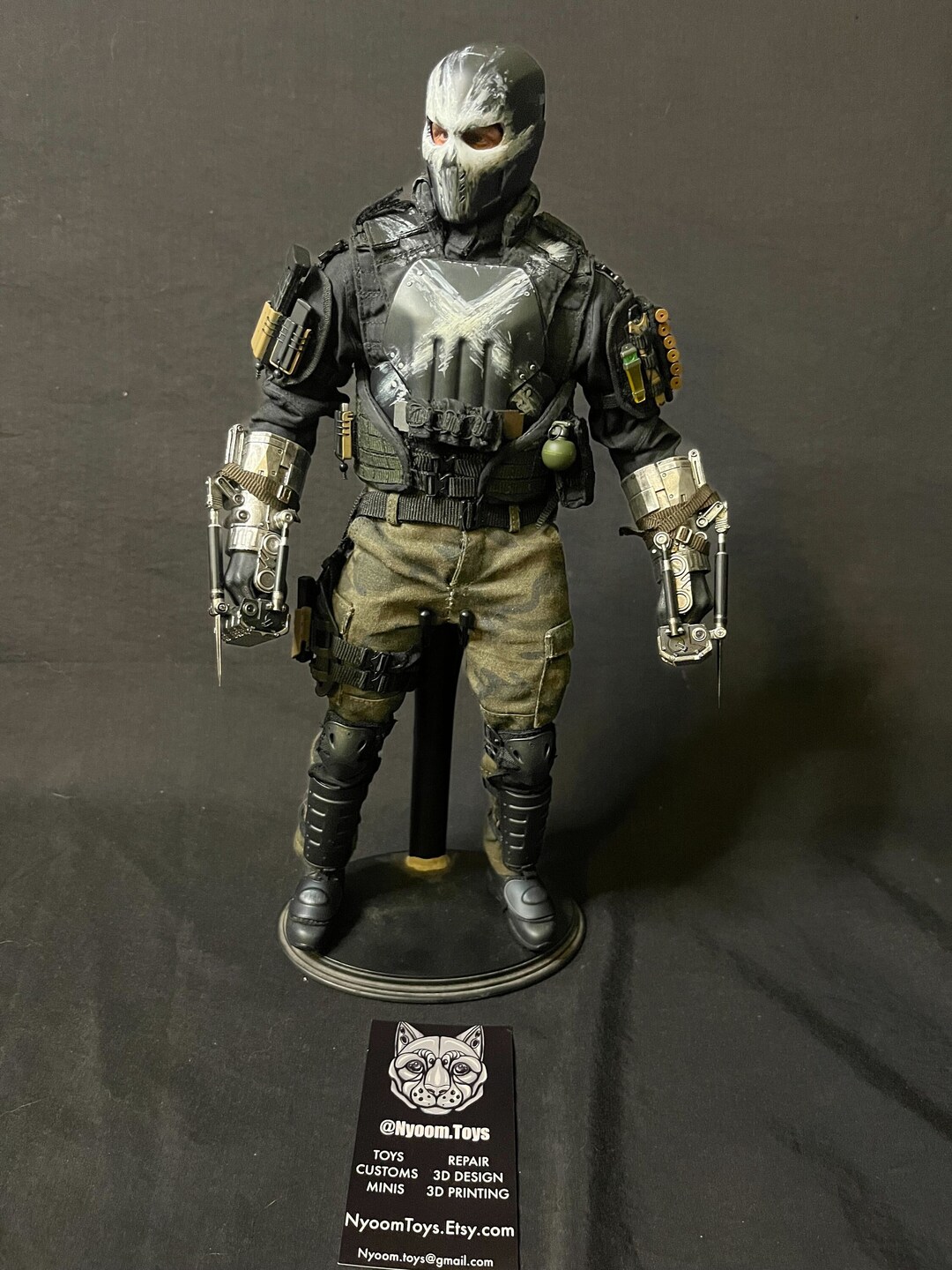Custom 1/6 MCU Crossbones - Etsy