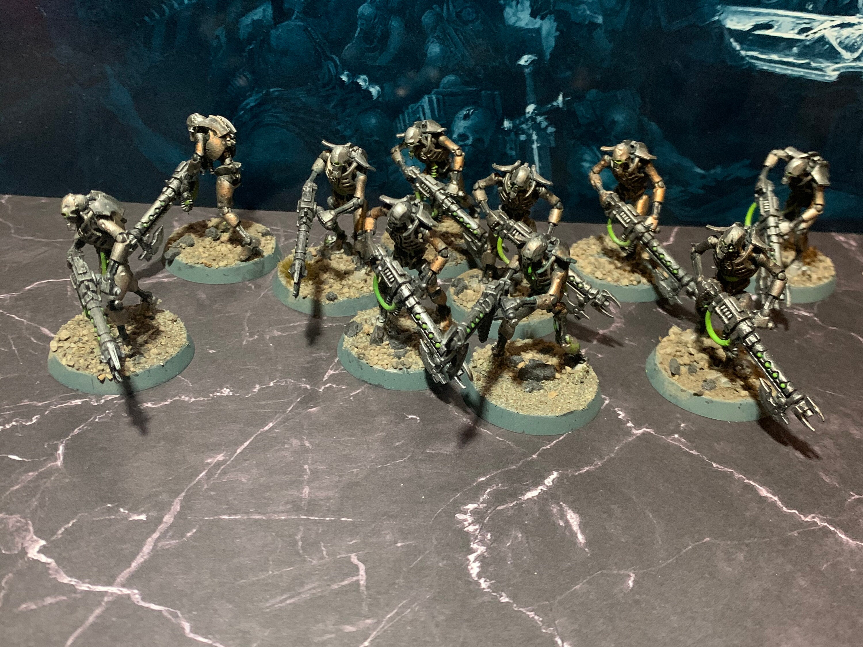 WH40K Warhammer 40k Necron Warriors Gauss Flayers Set of 10 - Etsy ...