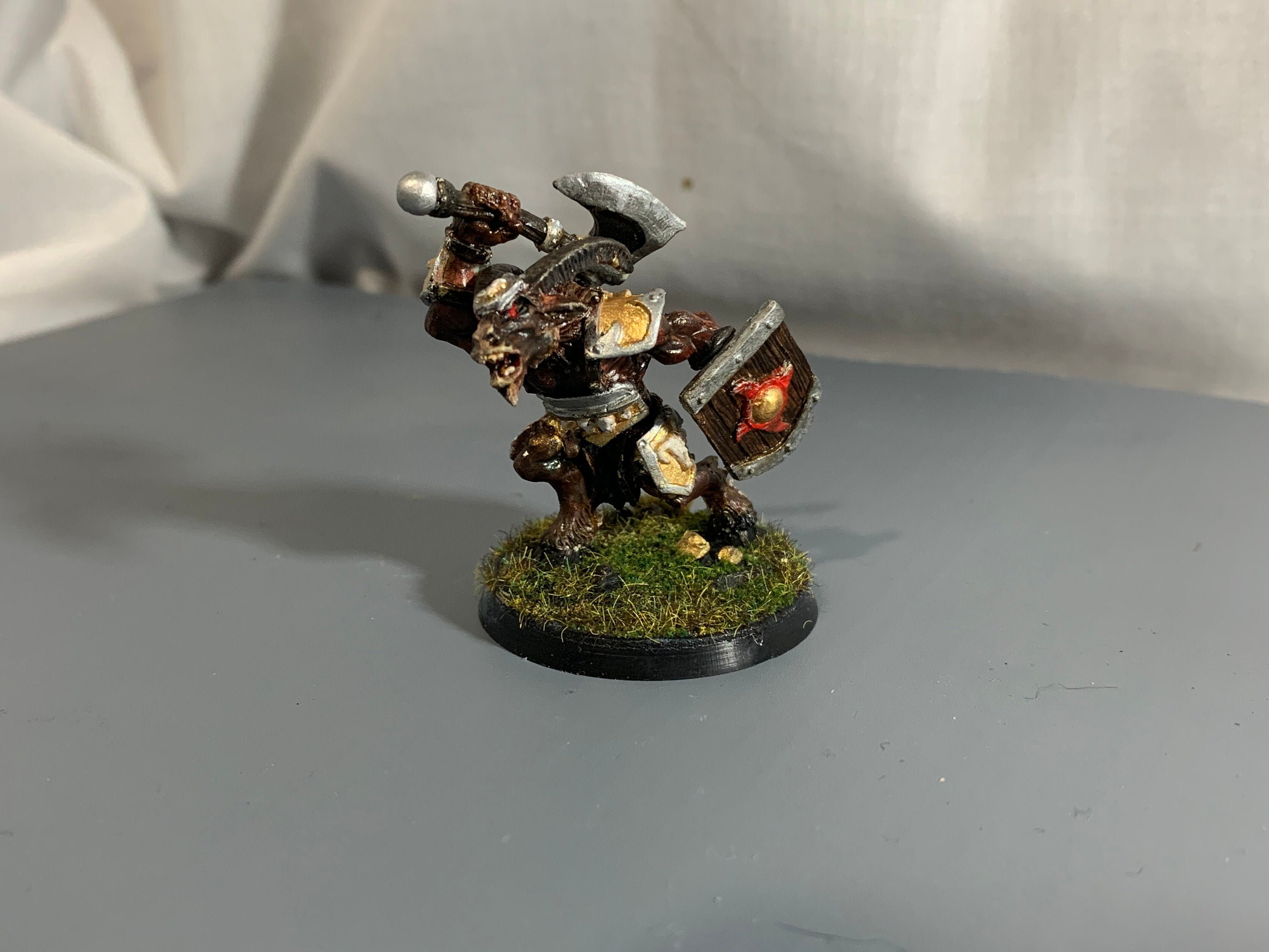 Beastman Champion Goat Man Tabletop Miniature - Etsy Israel