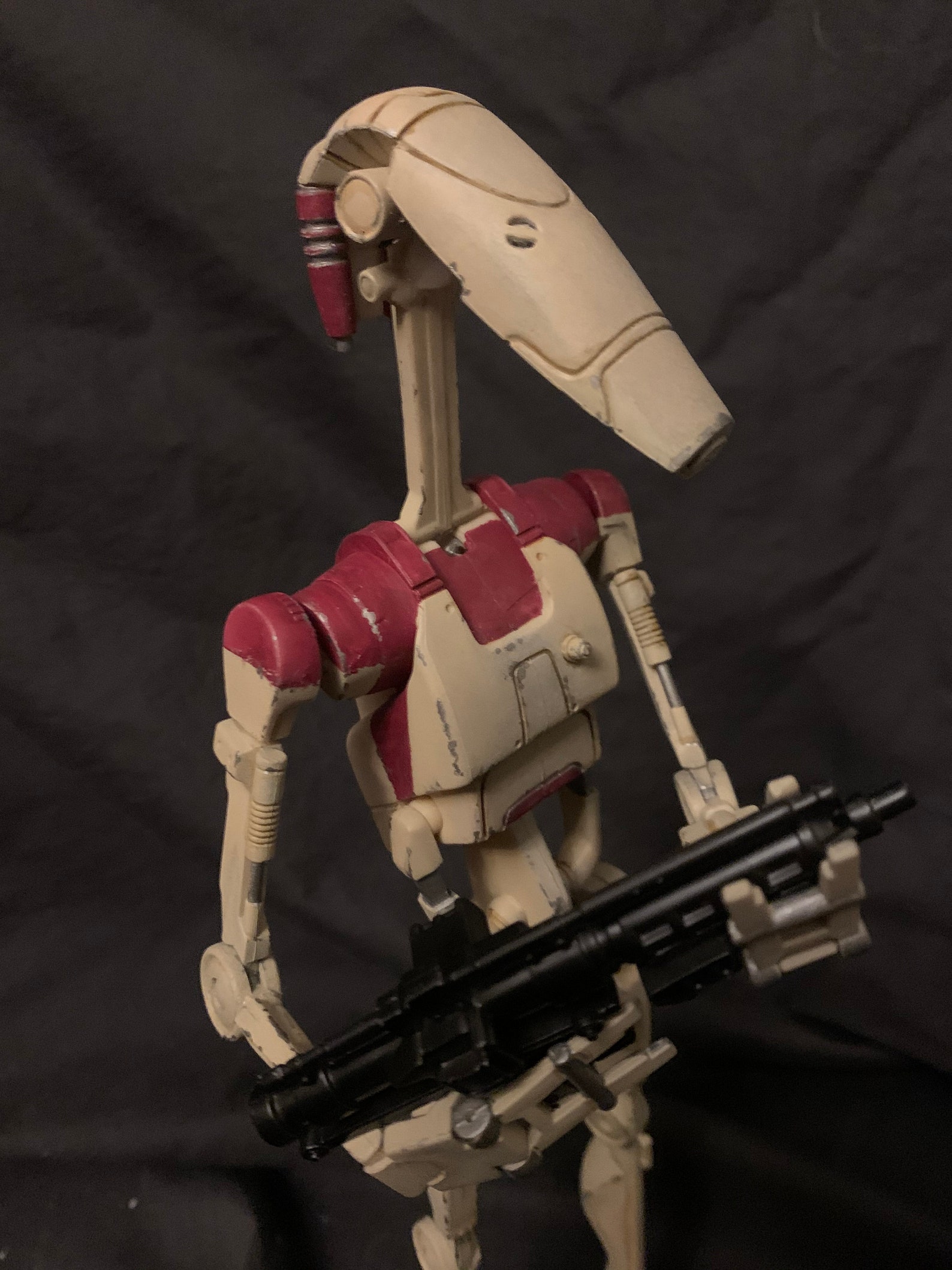 1/6 12 B-1 Red Security Battle droid OOAK action figure | Etsy