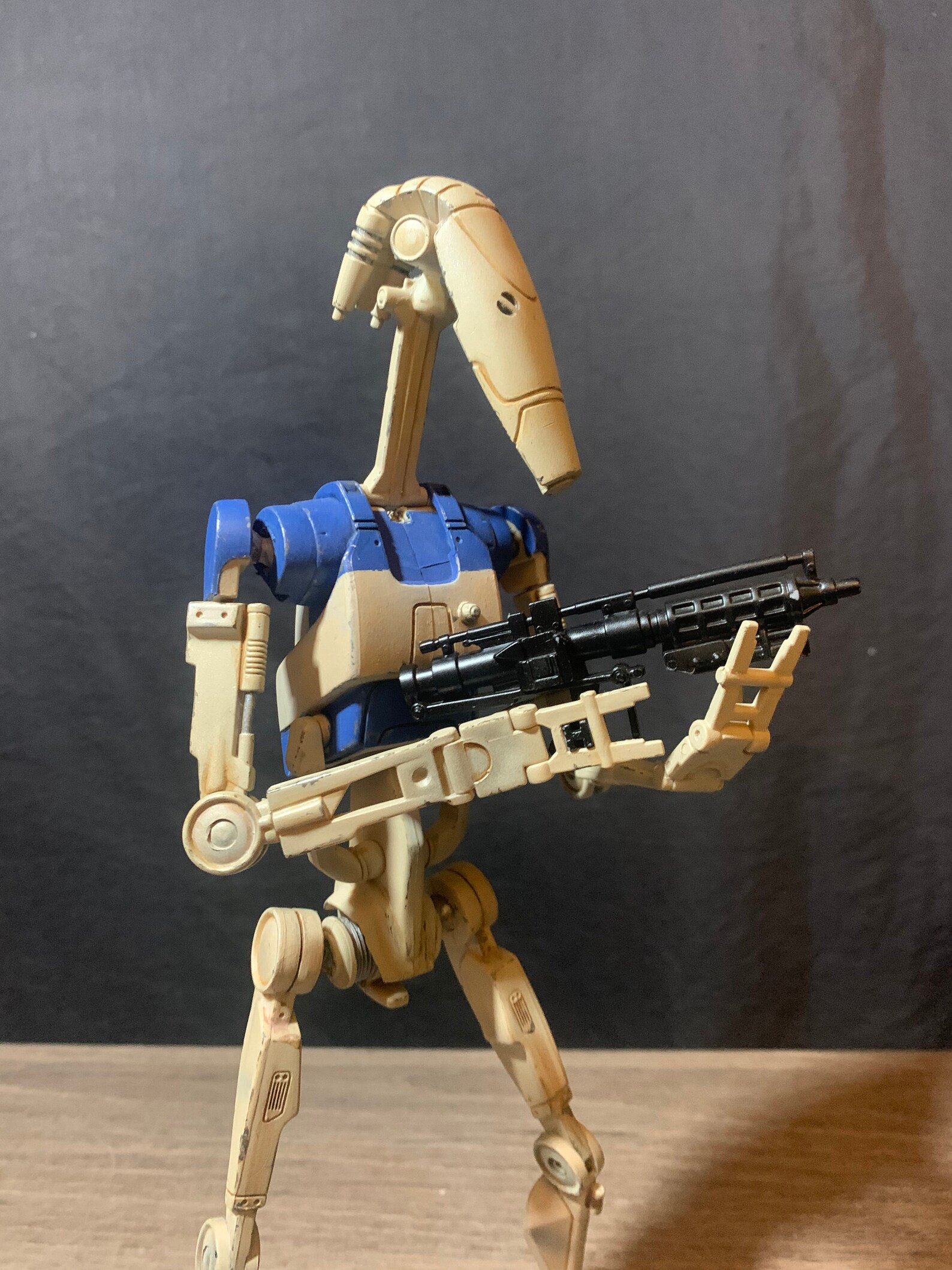 1/6 12 B-1 Blue Pilot Battle droid OOAK action figure | Etsy