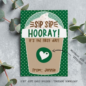 Sip Sip Hooray It's the First Day Back to School Coffee | Etsy