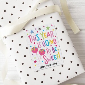 Candy Theme Back to School Gift Tags: Printable Classroom Treat Tags ...