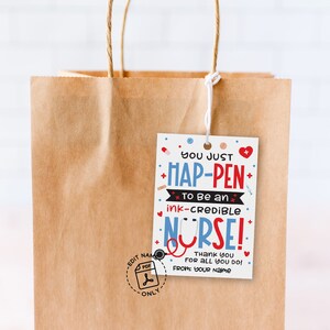 Happy Nurse Appreciation Week Printable Gift Tags, Nurse Appreciation ...