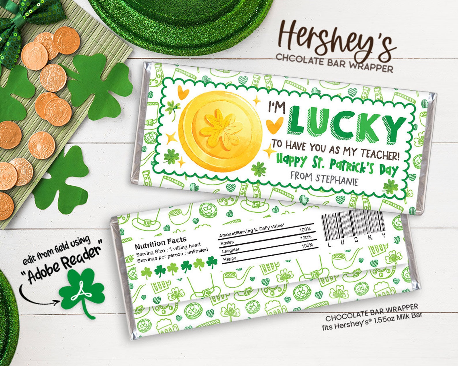 I'm so Lucky to Have You as My Teacher St. Patrick's - Etsy