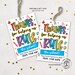 Teacher Appreciation Week Gift Tags Printable, School Supplies Teacher ...