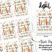 Christmas Candle Gift Tag Printable, Thank You for Being Light in My ...