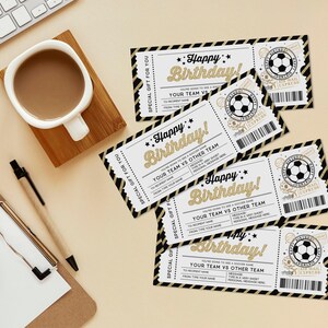 Soccer Game Gift Voucher Printable, Soccer Game Gift Certificate ...