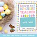 You're an Egg-cellent Teacher, Pastel Color Easter Coffee Gift Card ...