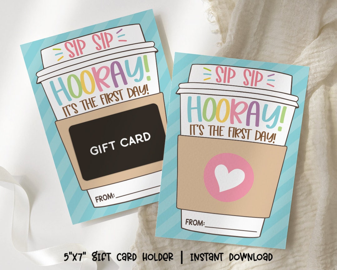 Sip Sip Hooray It's the First Day Back to School Coffee - Etsy